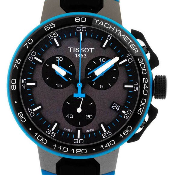 Tissot | Accessories | New Mens Tissot Chronograph Light Blue Strap ...